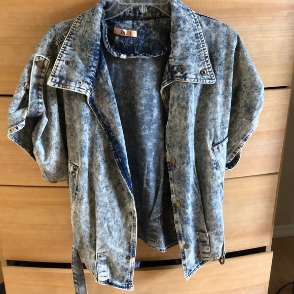 Jackets & Coats | Acid Wash Denim Jacket | Poshmark